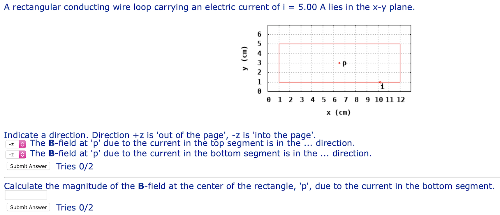 Solved A rectangular conducting wire loop carrying an | Chegg.com