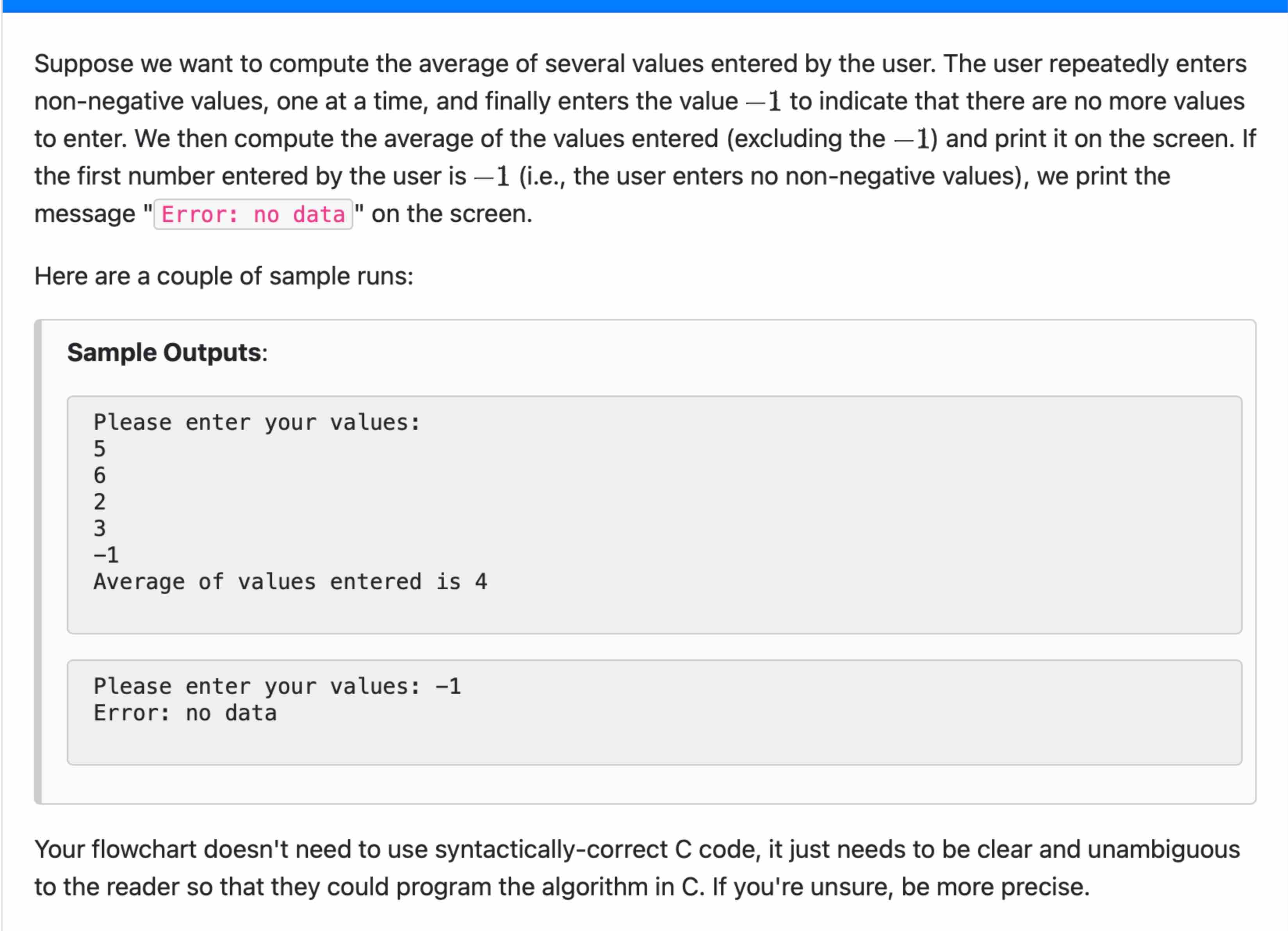 Solved Suppose we want to compute the average of several | Chegg.com