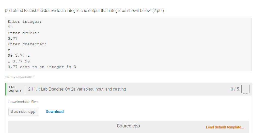 Solved 211 Lab Exercise Ch 2a Variables Input And 6253