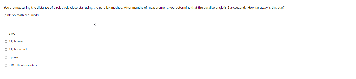 Solved You are measuring the distance of a relatively close | Chegg.com