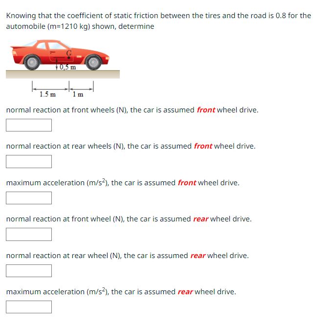 Solved Knowing that the coefficient of static friction | Chegg.com