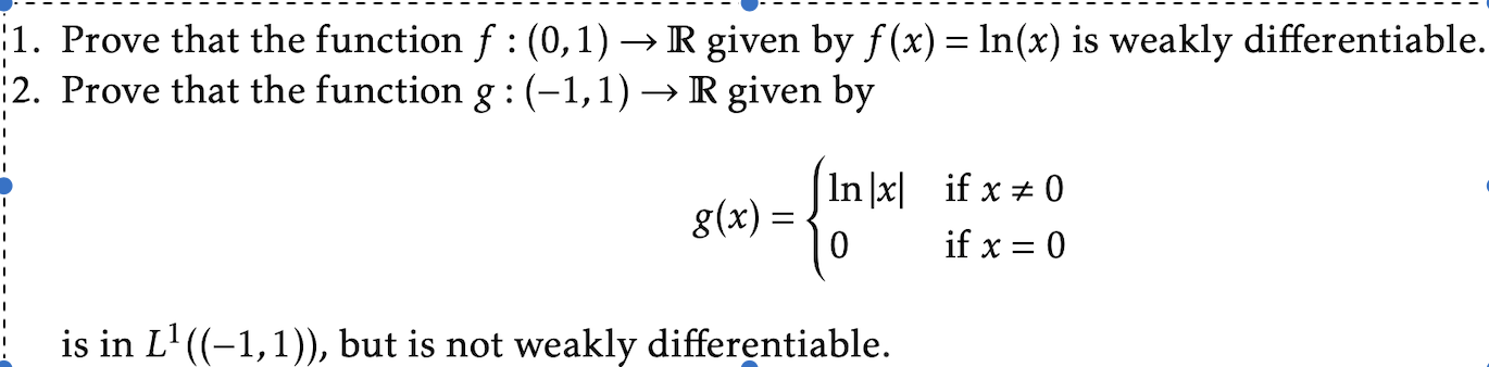 Solved 1. Prove that the function f :(0,1)→ R given by f(x) | Chegg.com