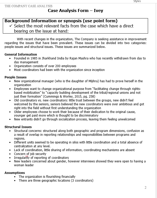 Oppressive Work Environment Mariam works for a large | Chegg.com
