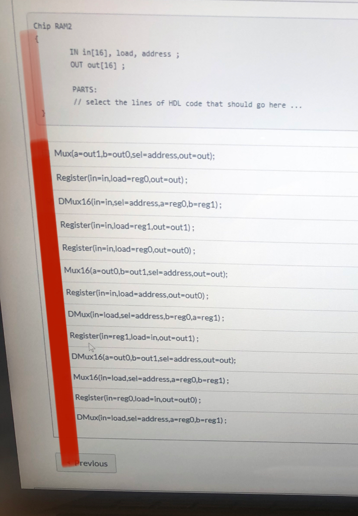 Question 10 1 pts Select the lines of HDL code shown | Chegg.com