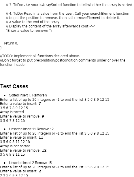 Solved Intarrayplay Working With A Partially Filled Array 