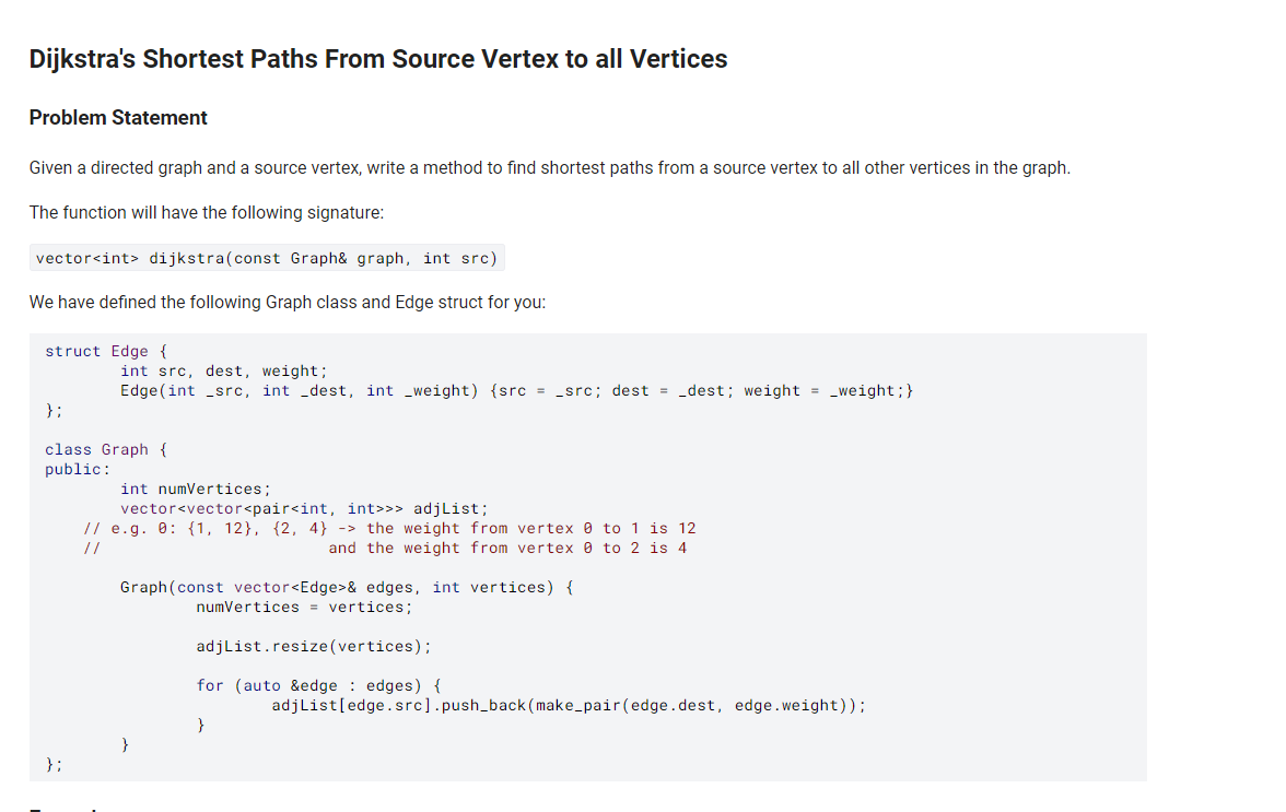 Dijkstra's Shortest Paths From Source Vertex to all | Chegg.com