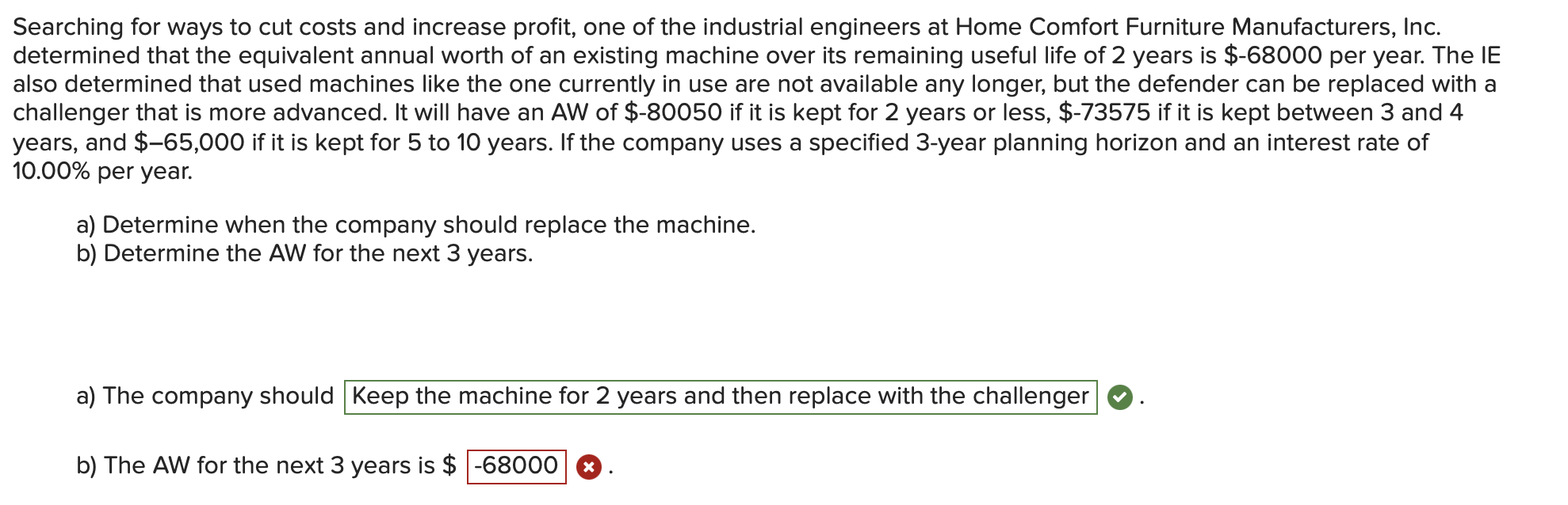 Solved Searching for ways to cut costs and increase profit, | Chegg.com