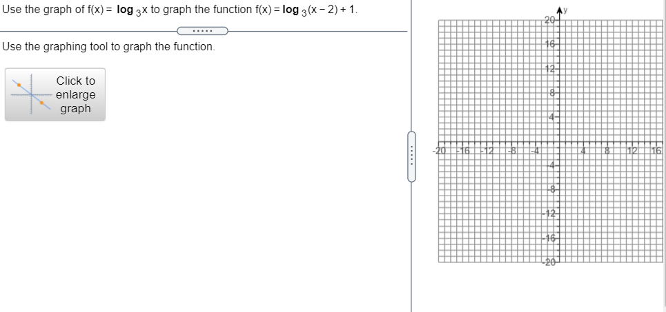 Solved Use the graph of f(x) = log 3x to graph the function | Chegg.com