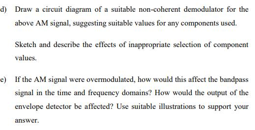 Solved 2. Two bandpass signals are shown in Figure 2 below: | Chegg.com