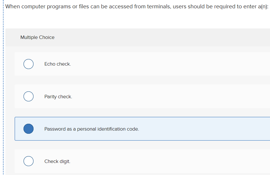 Solved Which of the following is not a good example of how | Chegg.com