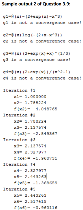 Solved 3.9 The equation x3−x−ex−2=0 has a root between x=2 | Chegg.com