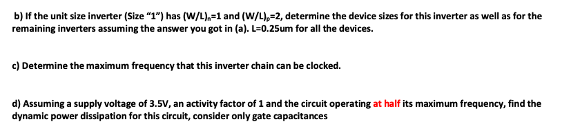 Solved 1. Consider the cascade of inverters shown below: In | Chegg.com