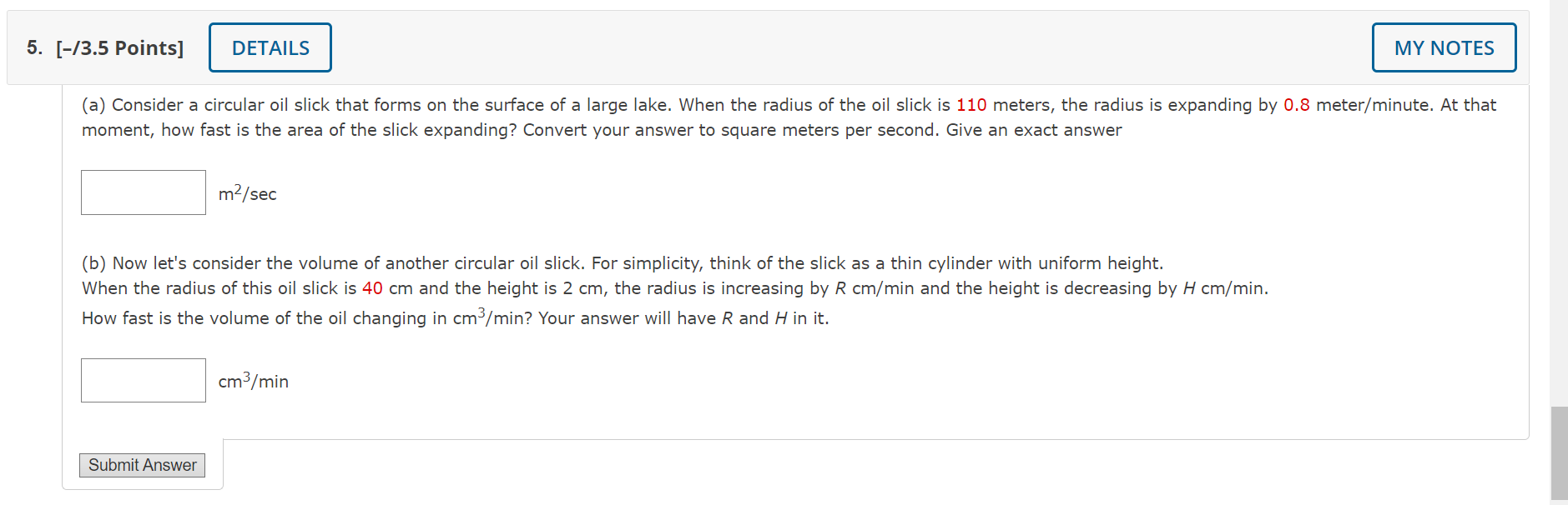 Solved 4. [1/3 Points] DETAILS PREVIOUS ANSWERS MY NOTES A | Chegg.com