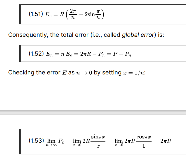 Solved why eq1.53 sin pi x was written as cos pi x ? | Chegg.com