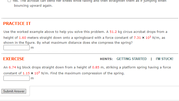 EXERCISEHINTS: GETTING STARTED I I'M STUCK!An 6.74kg | Chegg.com