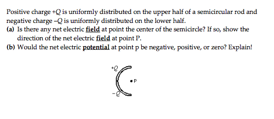 Solved Positive charge +Q is uniformly distributed on the | Chegg.com
