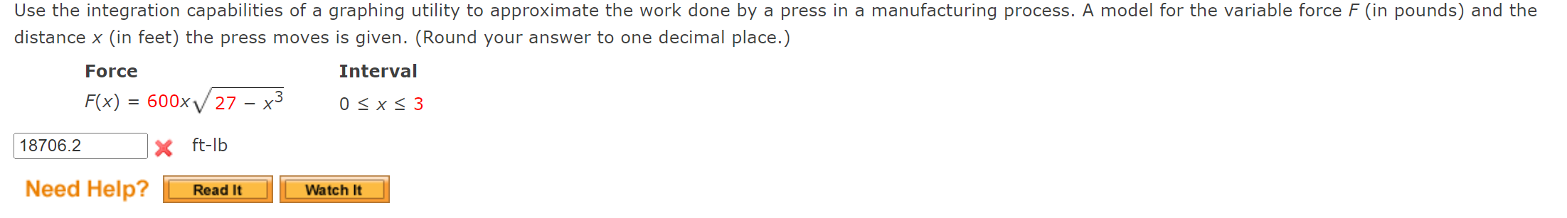 Solved Use the integration capabilities of a graphing | Chegg.com