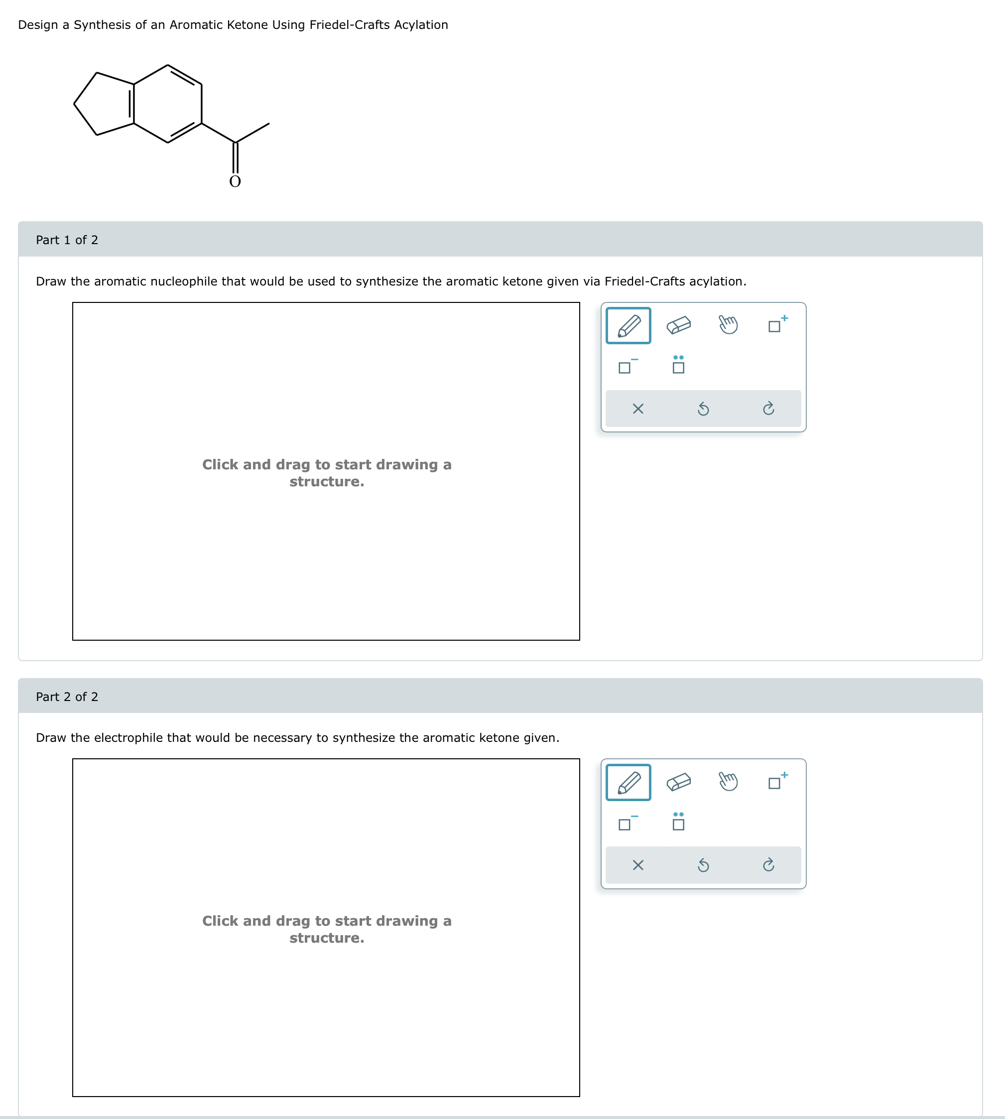 Solved Design a Synthesis of an Aromatic Ketone Using | Chegg.com