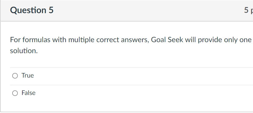 Solved Question 5 5 € For formulas with multiple correct | Chegg.com