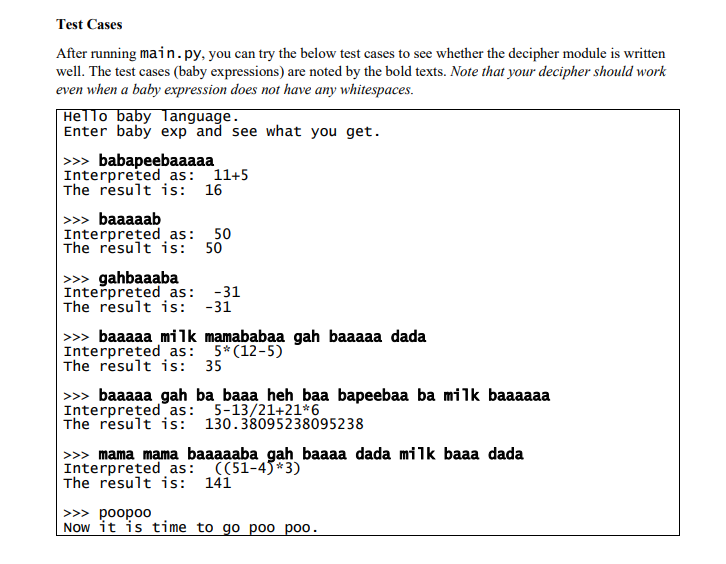 Solved Decipher *You need to submit Python files | Chegg.com