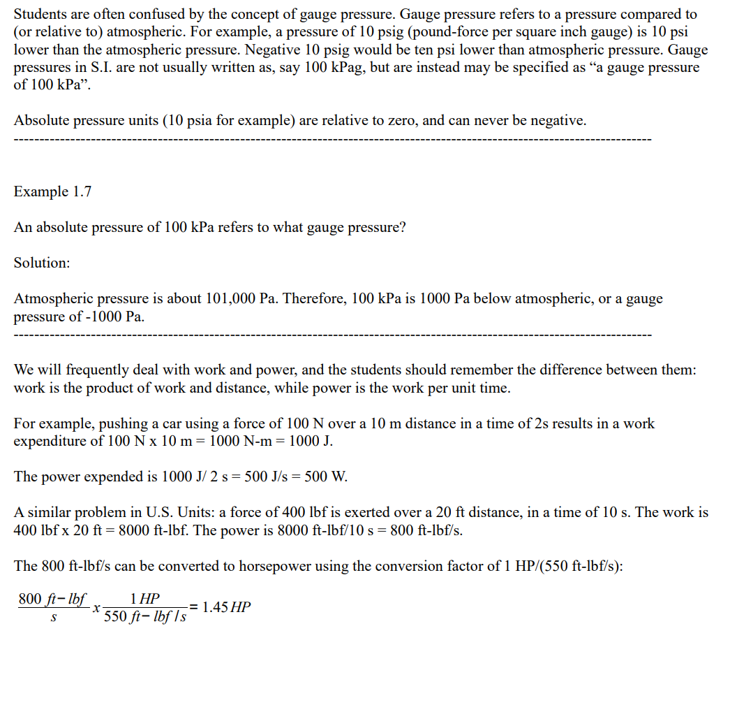 Solved Where is the arithmetic error WITH REGARD TO UNITS? I | Chegg.com