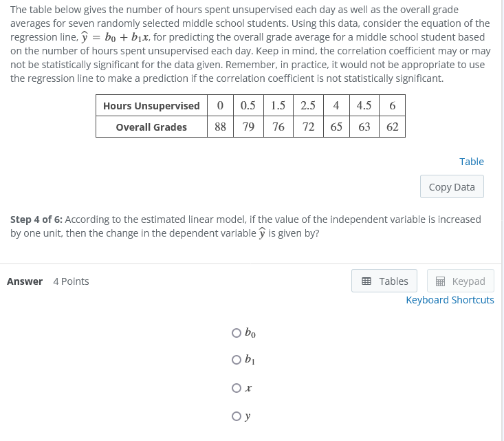 Solved The table below gives the number of hours spent | Chegg.com