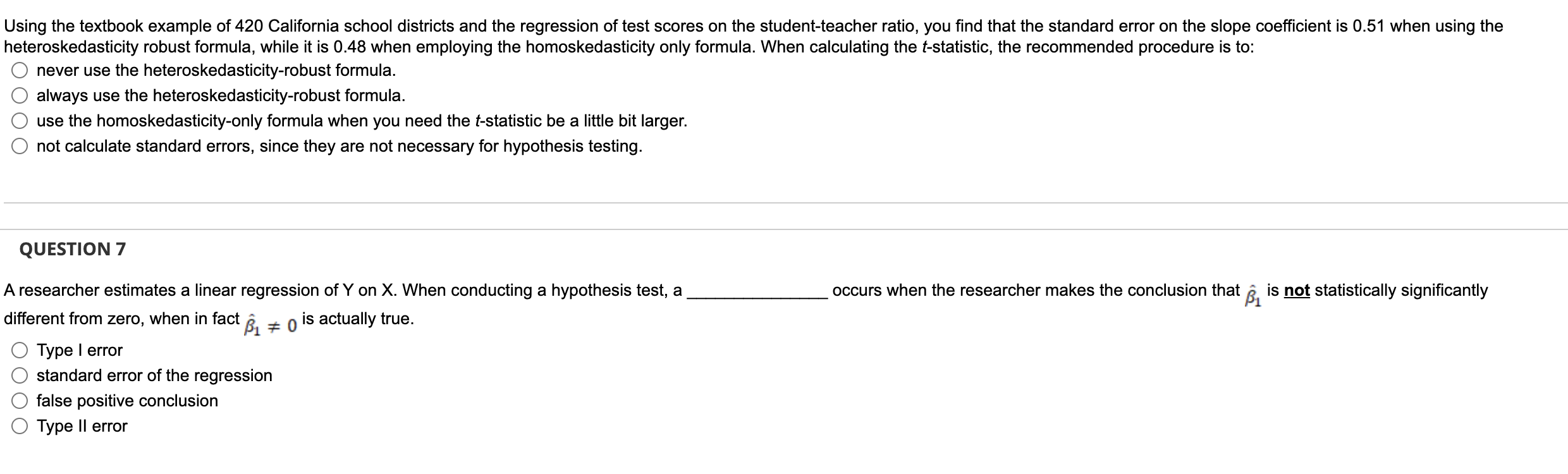 Solved leteroskedasticity robust formula, while it is 0.48 | Chegg.com
