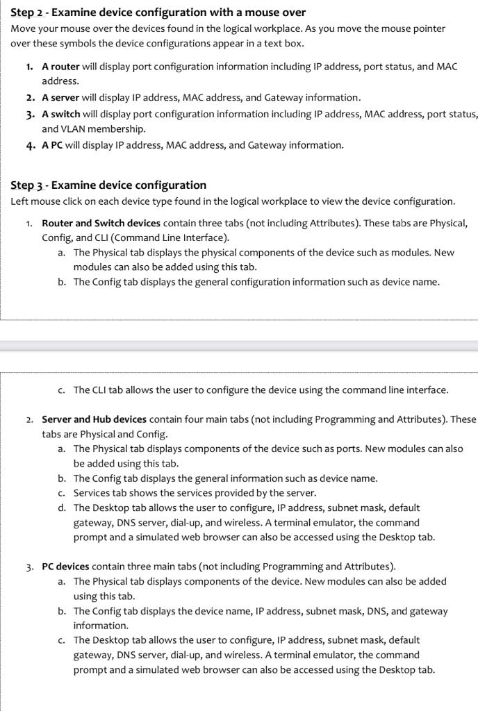 Solved Standard Lab Setup The standard lab setup will | Chegg.com