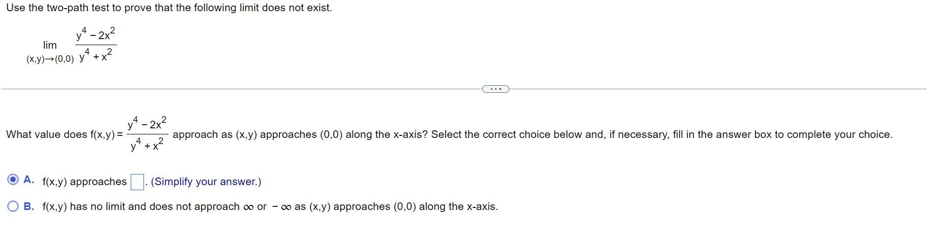 Solved Use the two-path test to prove that the following | Chegg.com