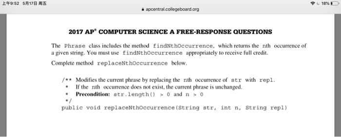 Solved JAVA explain why this solution works.( Why substring | Chegg.com