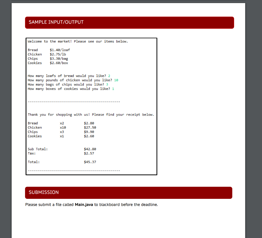 Solved This is the question. Please write in JAVA. This is | Chegg.com