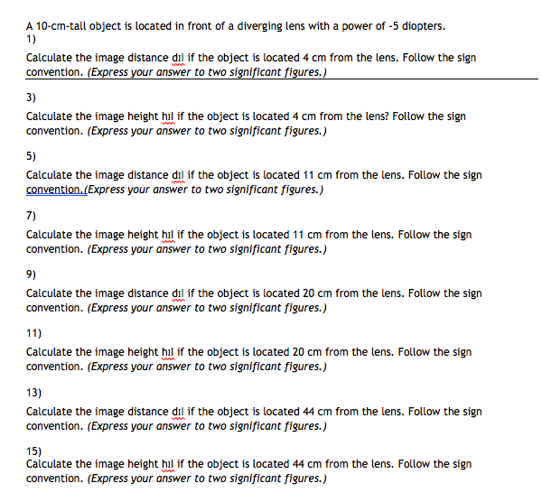 Solved A 10-cm-tall object is located in front of a | Chegg.com