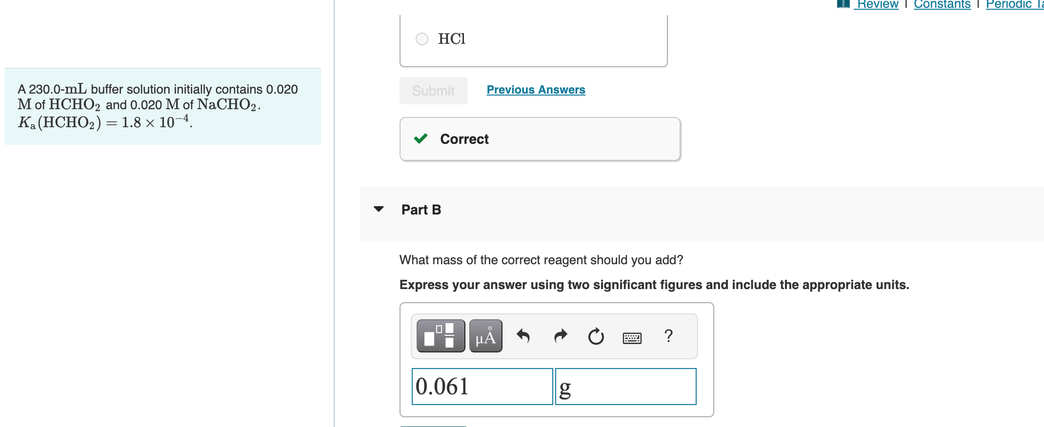 A 230.0-mL buffer solution initially contains 0.020 M | Chegg.com