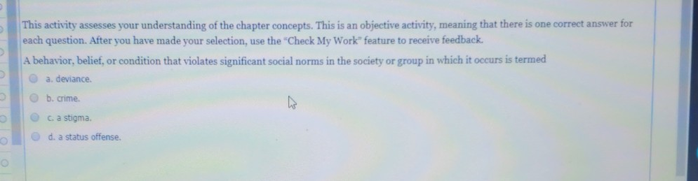 Solved This activity assesses your understanding of the | Chegg.com