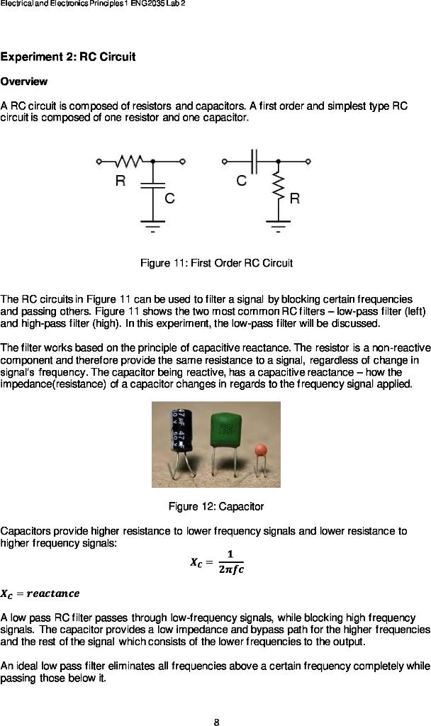 Solved Objective: Experiment 1: Introduction to AC Signals | Chegg.com