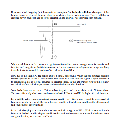 Exp-2: Bouncing Ball experiment OBJECTIVE: 1. Observe | Chegg.com
