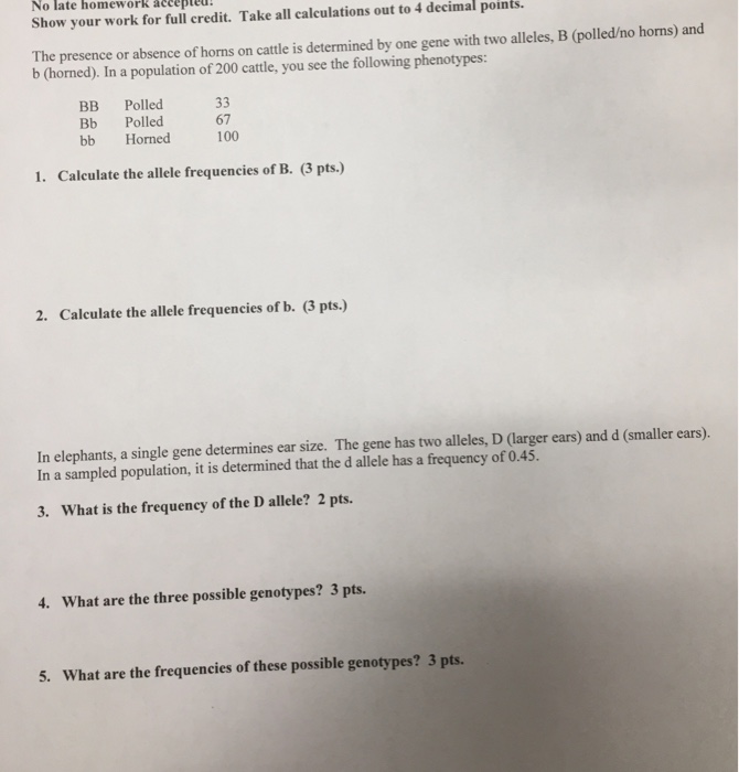 Solved No late homework accepted Show your work for full | Chegg.com
