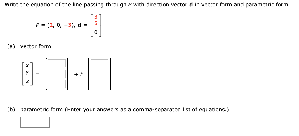 Solved Write The Equation Of The Line Passing Through P With