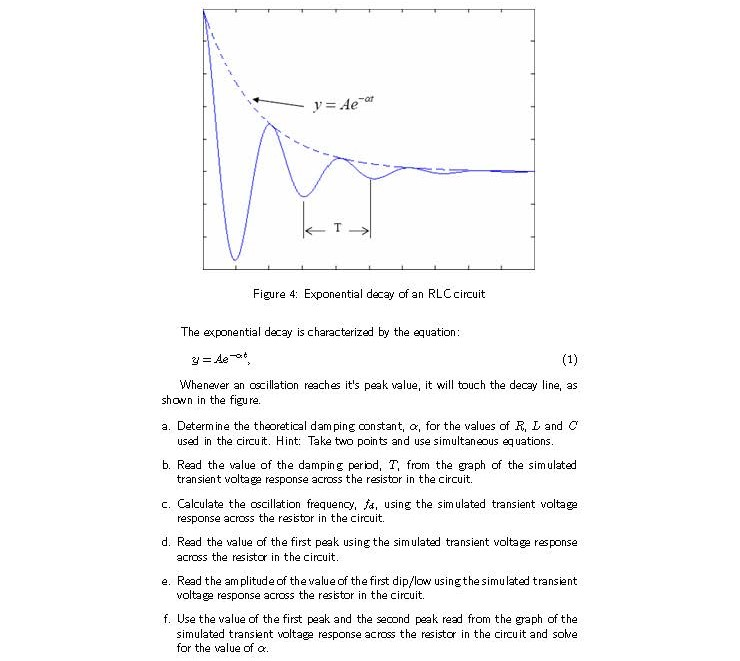 ) Simulate the circuit (use R = 270 2, C = 100nF, L = | Chegg.com