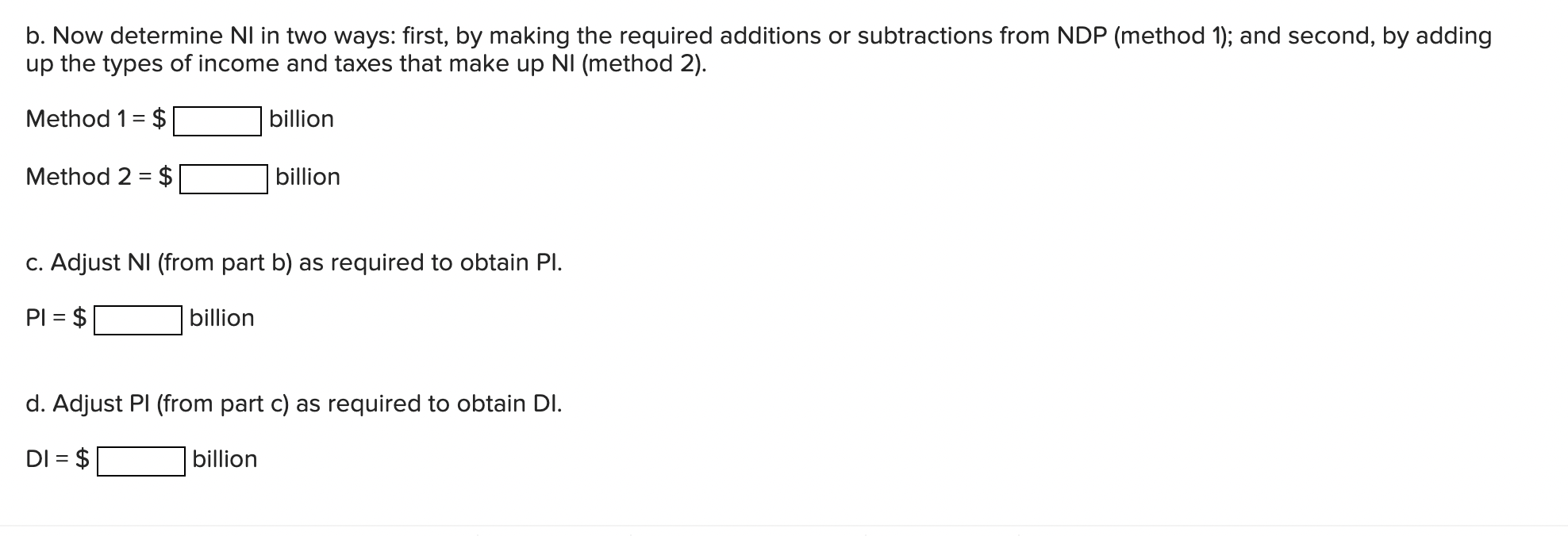 Solved Fill in the missing values in the table below. | Chegg.com