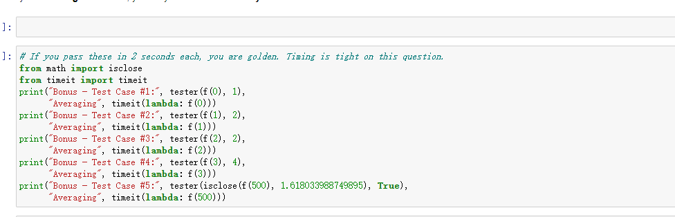 Solved from math import isclose from timeit import | Chegg.com