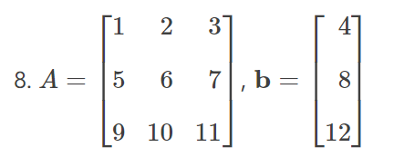 Solved determine if the vector b is in the span of the | Chegg.com