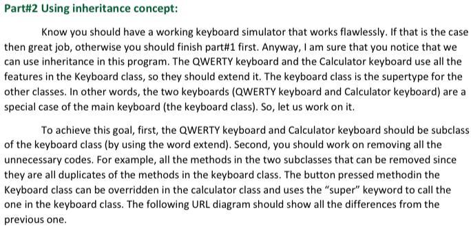 Inheritance Objective: The objective from this lab is | Chegg.com