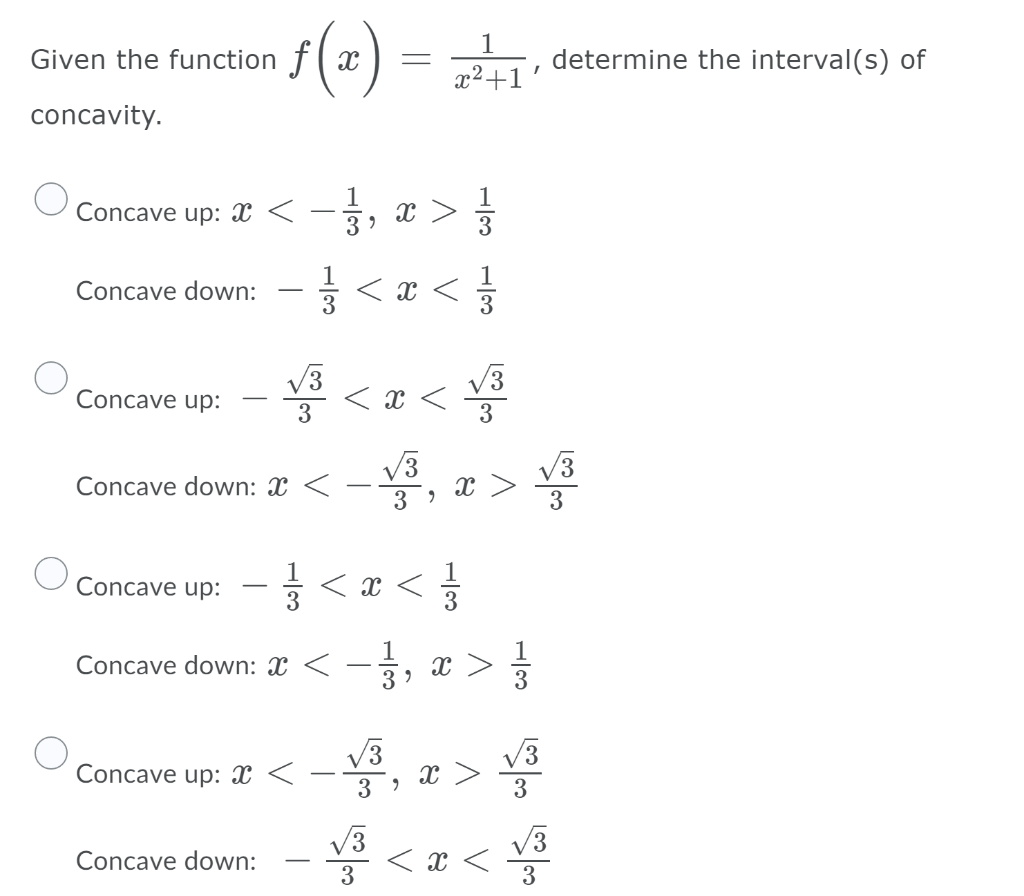 Solved Given the function f f(x) = m determine the | Chegg.com
