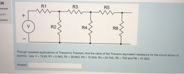 Solved 38 swered ut of 1 uestion R1 R3 R5 R2 R4 R6 of | Chegg.com Solved 38 swered ut of 1 uestion R1 R3 R5 R2 R4 R6 of | Chegg.com