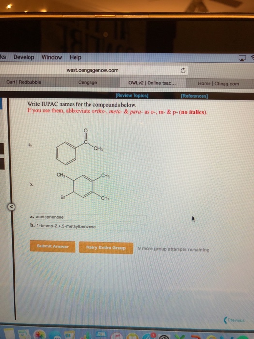 Solved Write IUPAC names for the compounds below. If you use | Chegg.com
