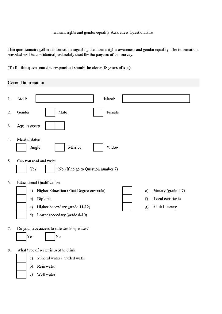 Solved You are given a part of Human Rights and Gender | Chegg.com