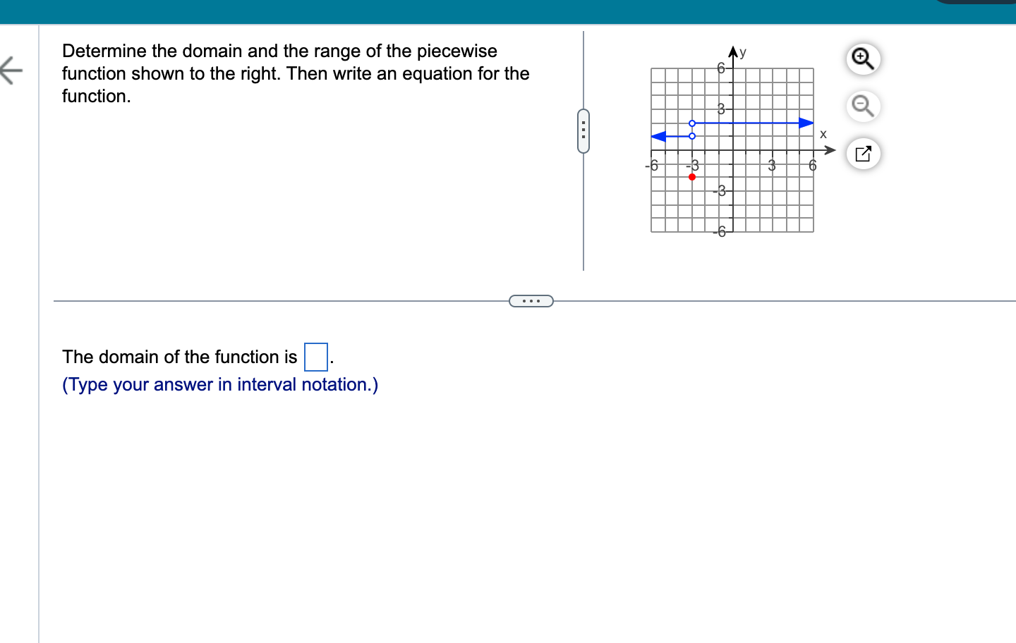 Solved Determine The Domain And The Range Of The Piecewise