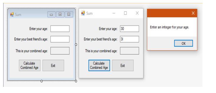 Solved Sum - X Sum Х Enter your age Enter your age: 30 Enter | Chegg.com