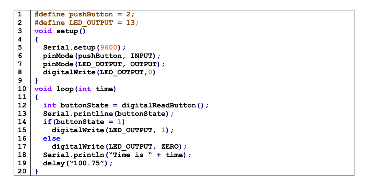 Solved Fix the code there are 10 issues | Chegg.com
